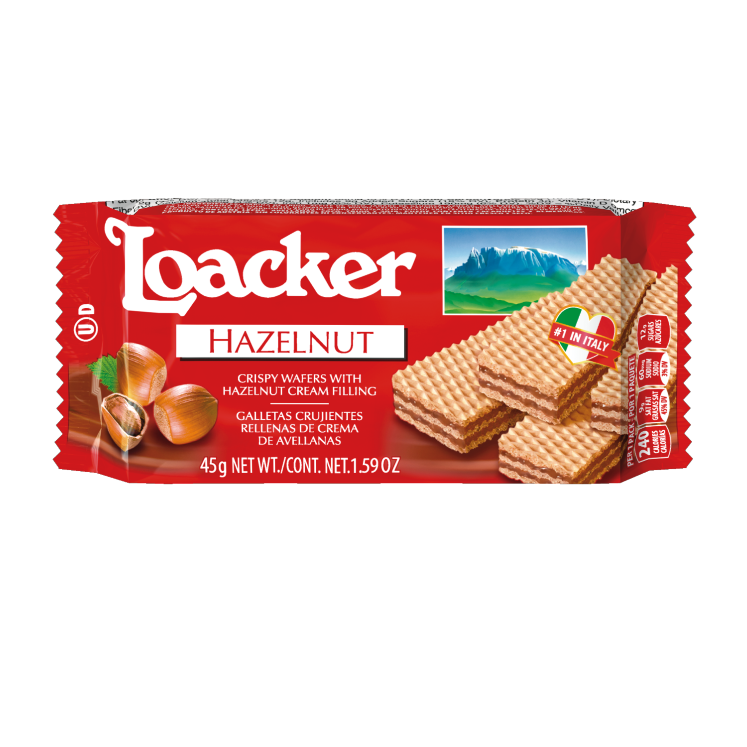 Loacker Wafers Hazelnut 12ct – Empire Snack Distributors