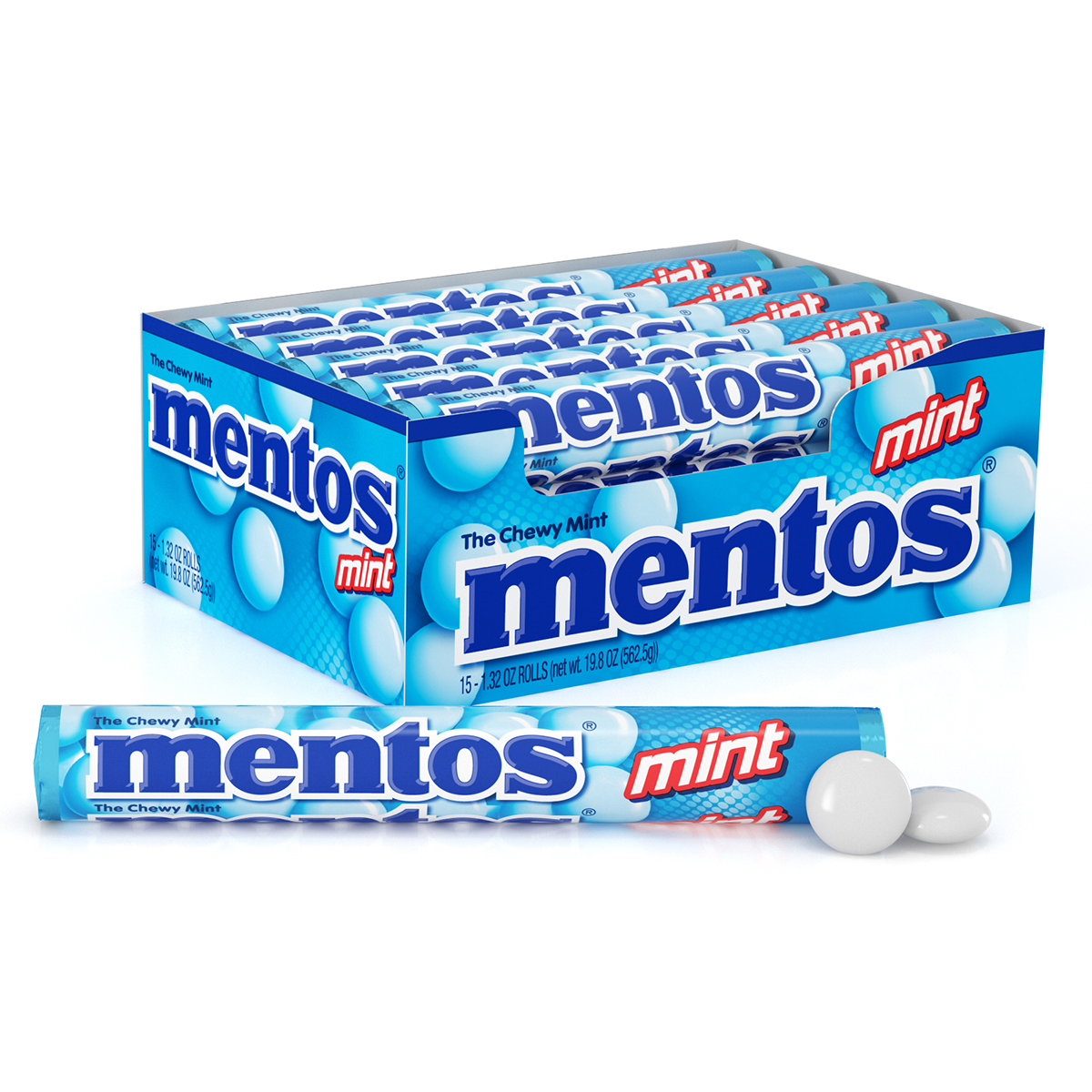 Mentos Roll Mint 15ct – Empire Snack Distributors