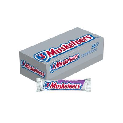 3 Musketeers 1.92oz 36ct – Empire Snack Distributors