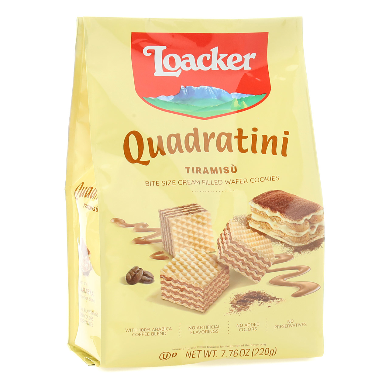 Loacker Quadratini Tiramisu Wafers 7.76oz 6ct – Empire Snack Distributors