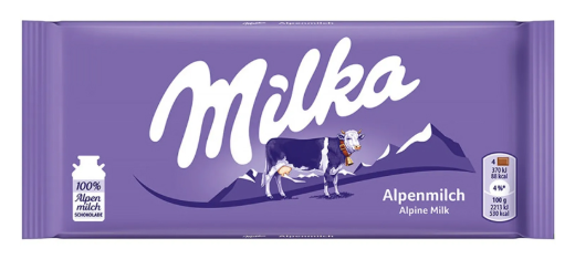 Milka Alpine Milk Chocolate Bar 3.5oz 24ct – Empire Snack Distributors